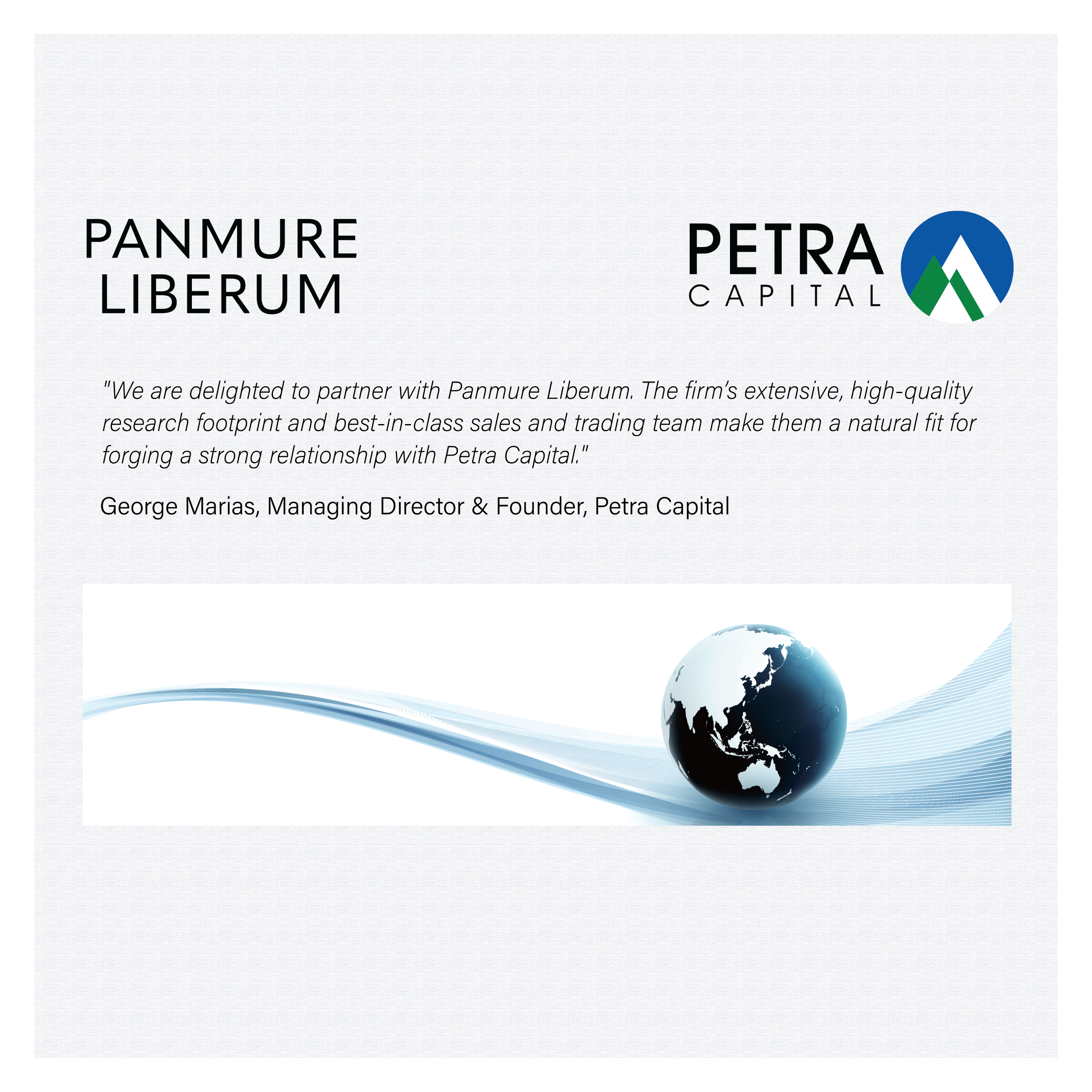 Panmure Liberum & Petra Capital expand distribution & trading in ...